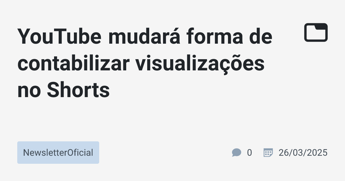 YouTube mudará forma de contabilizar visualizações no Shorts ...